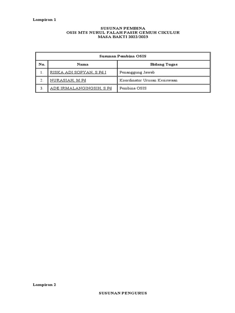 Ok Pengurus Osis Pdf 