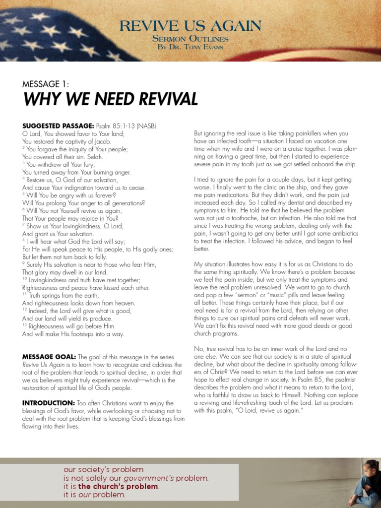 Revive Us Sermon Outlines | Download Free PDF | Twelve Minor Prophets ...