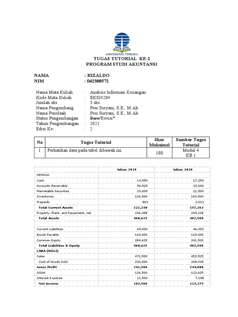 Soal Tugas 2 - AIK Rev | PDF