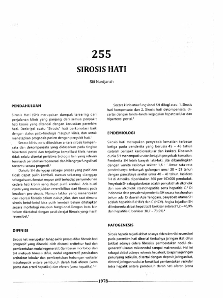 Sirosis Hati | PDF