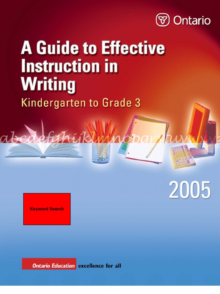 Writing Guide | PDF | Literacy | Teachers