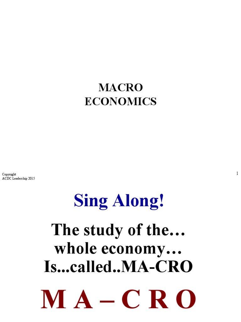 Macro 21 Intro To Macro And Gdp Pdf 