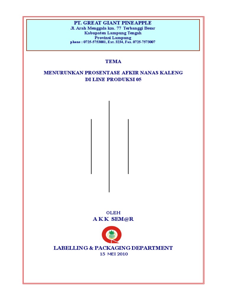 Contoh IMplementasi Model PDCA | PDF