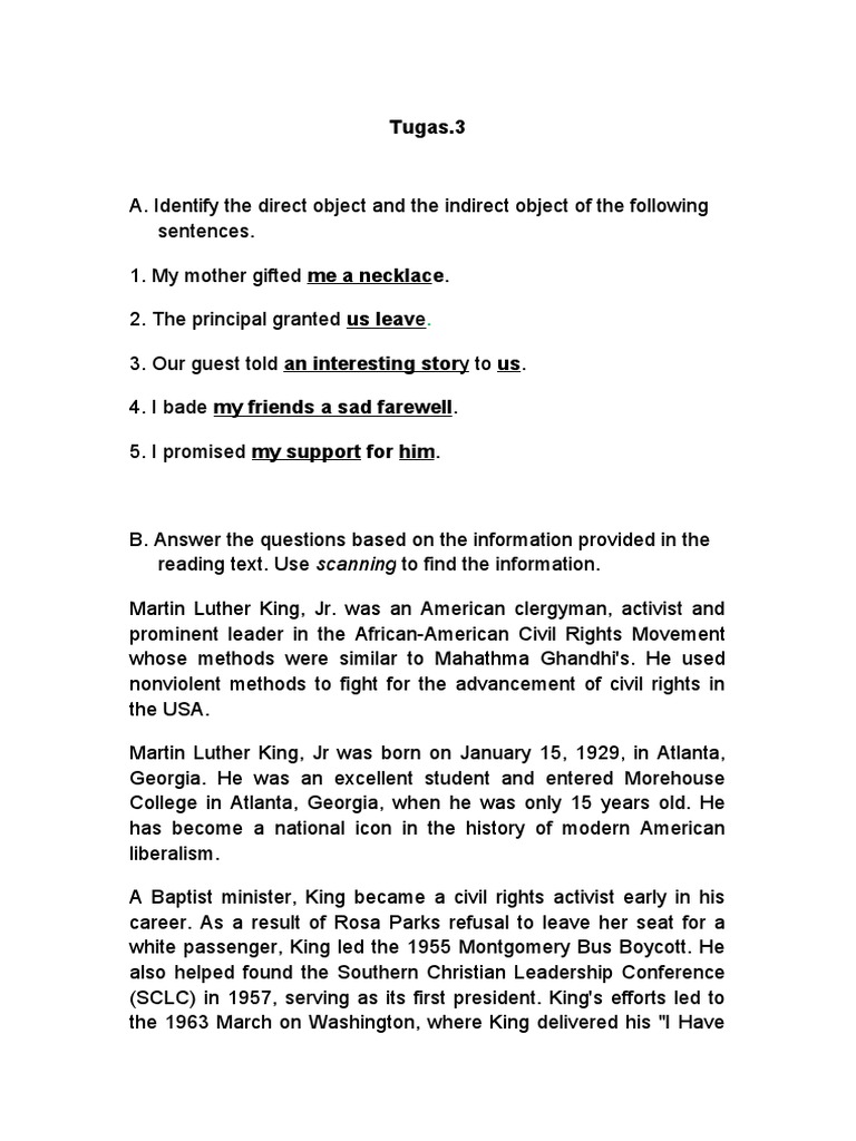 Sesi 7 Tugas 3 | PDF | Martin Luther King Jr. | Movements For Civil Rights