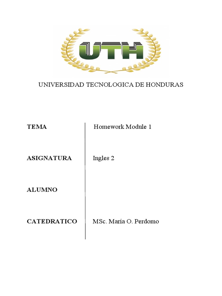 HomeWork Module 1 | PDF | Language Arts & Discipline