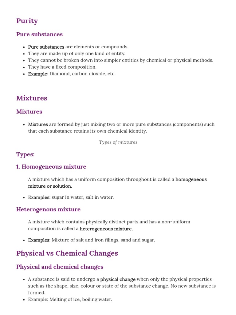 Is Matter Around Us Pure | PDF | Mixture | Solubility