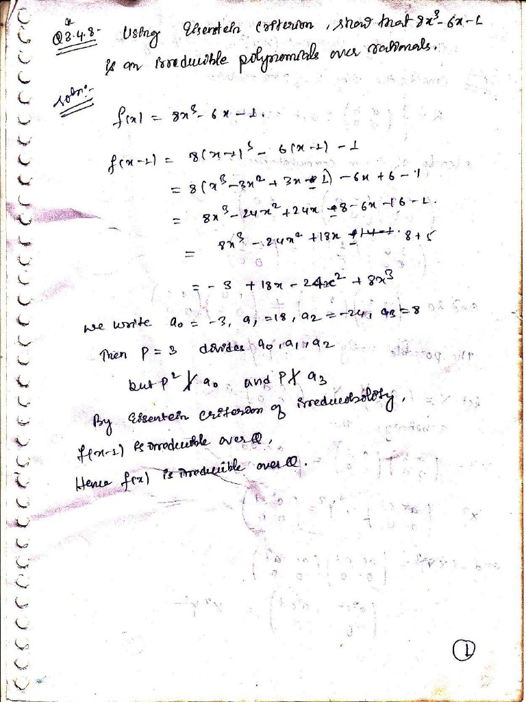 Abstract Algebra Notes - by Me-1 | PDF
