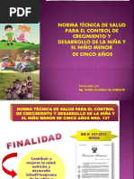 Cuadro Resumen Nts 238 Cred Minsa 2025 | PDF
