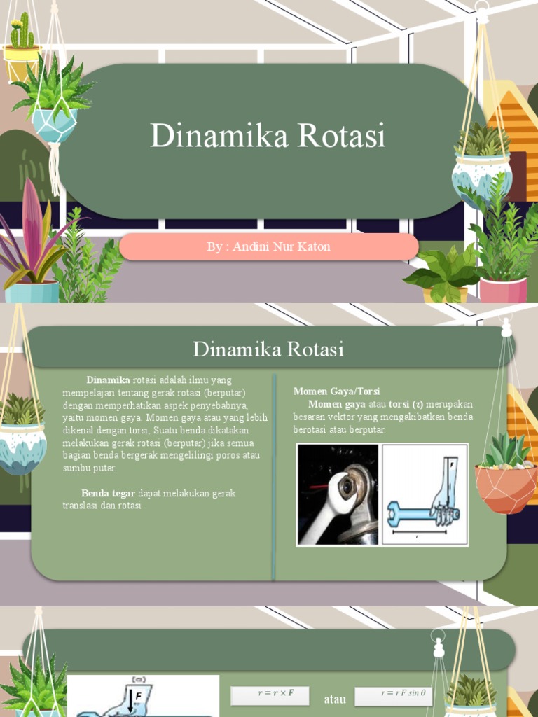 Dinamika Rotasi | PDF