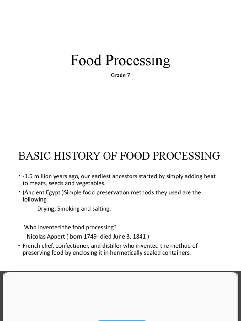 Fprocessing | PDF | Food Preservation | Curing (Food Preservation)
