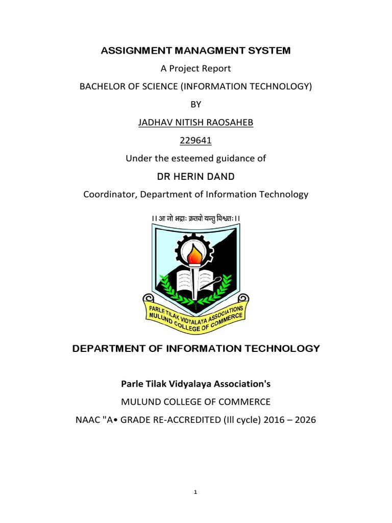 Assignment Managment System Pdf Android Operating System Java Programming Language