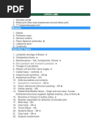 Anatomy Short Notes for MBBS 1st Year | PDF