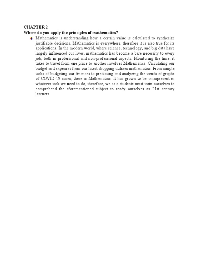 CHAPTER 2 Math | PDF | Computers