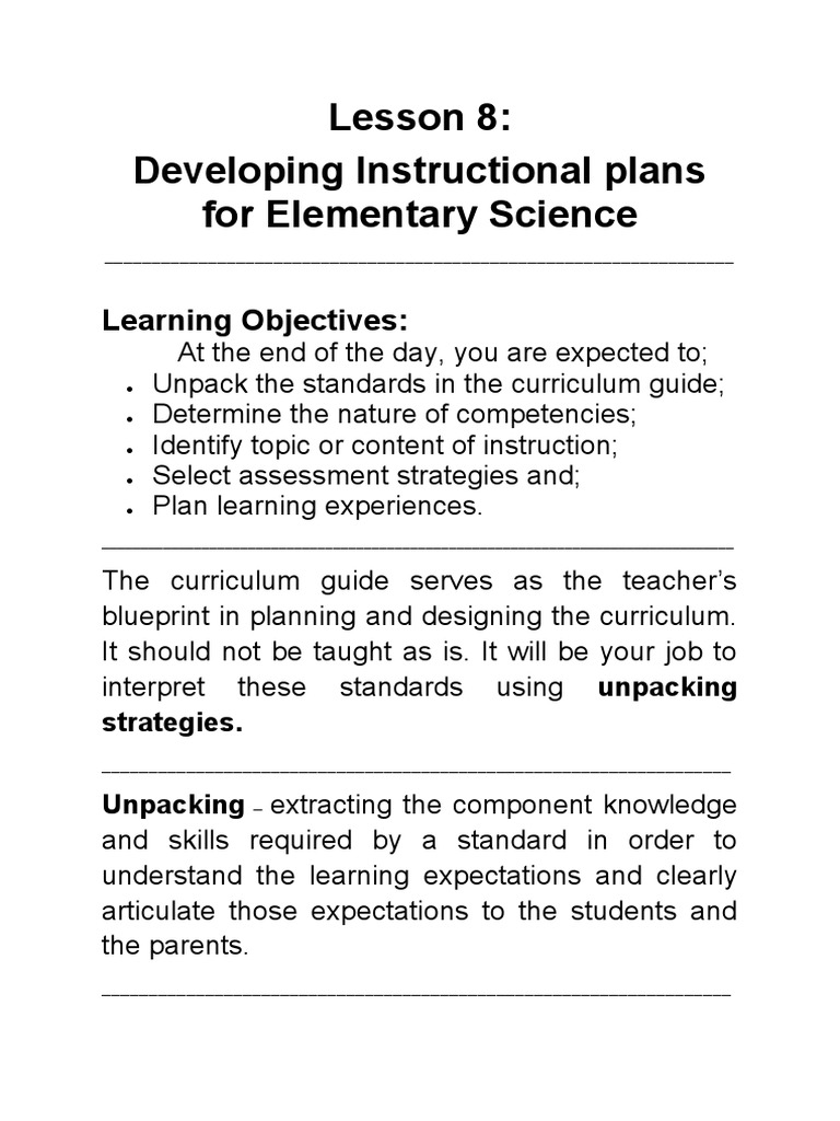 Lesson 8 | PDF | Curriculum | Change Lesson 8 | PDF | Curriculum | Change