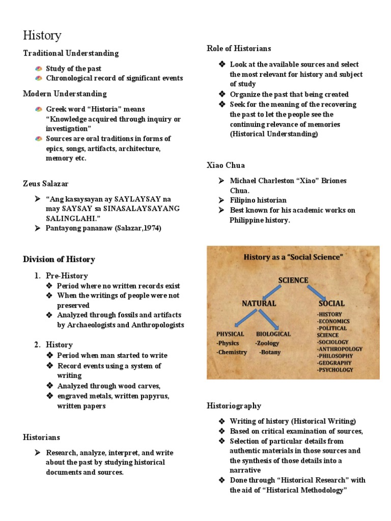 RPH Prelims Reviewer | PDF | Primary Sources | Historian