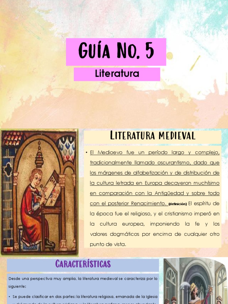 Literatura Medieval: Características y Temas | PDF | Literatura ...