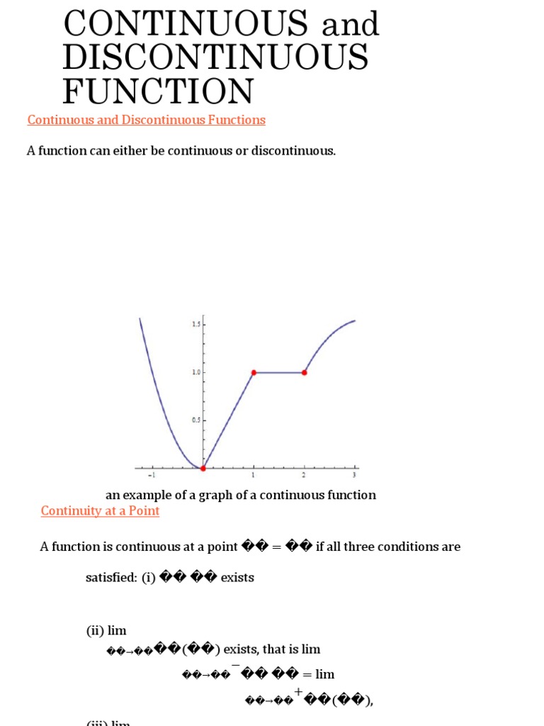 Lesson 4 Continuity and Derivative | Download Free PDF | Derivative | Continuous Function