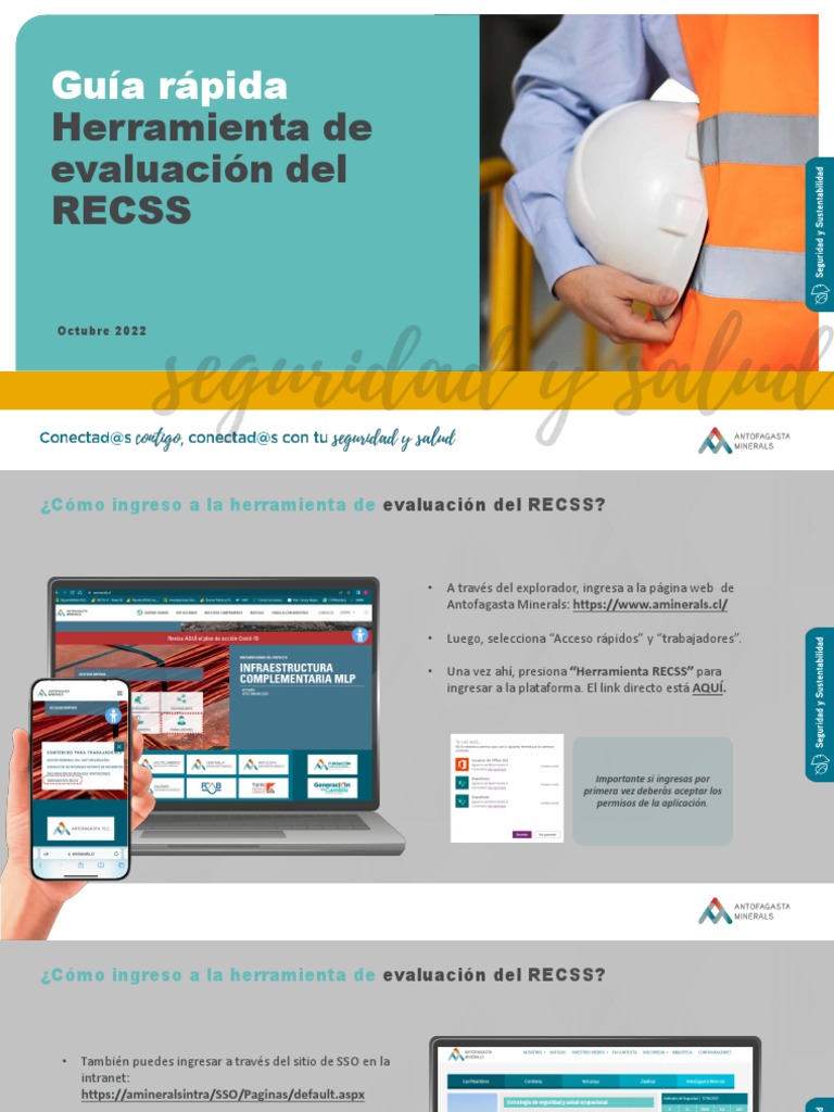 Guía de uso herramienta RECSS 2022 | PDF | Informática