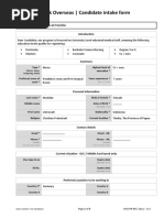 Applicant'S Information Sheet: Nurse Certification Program | PDF ...
