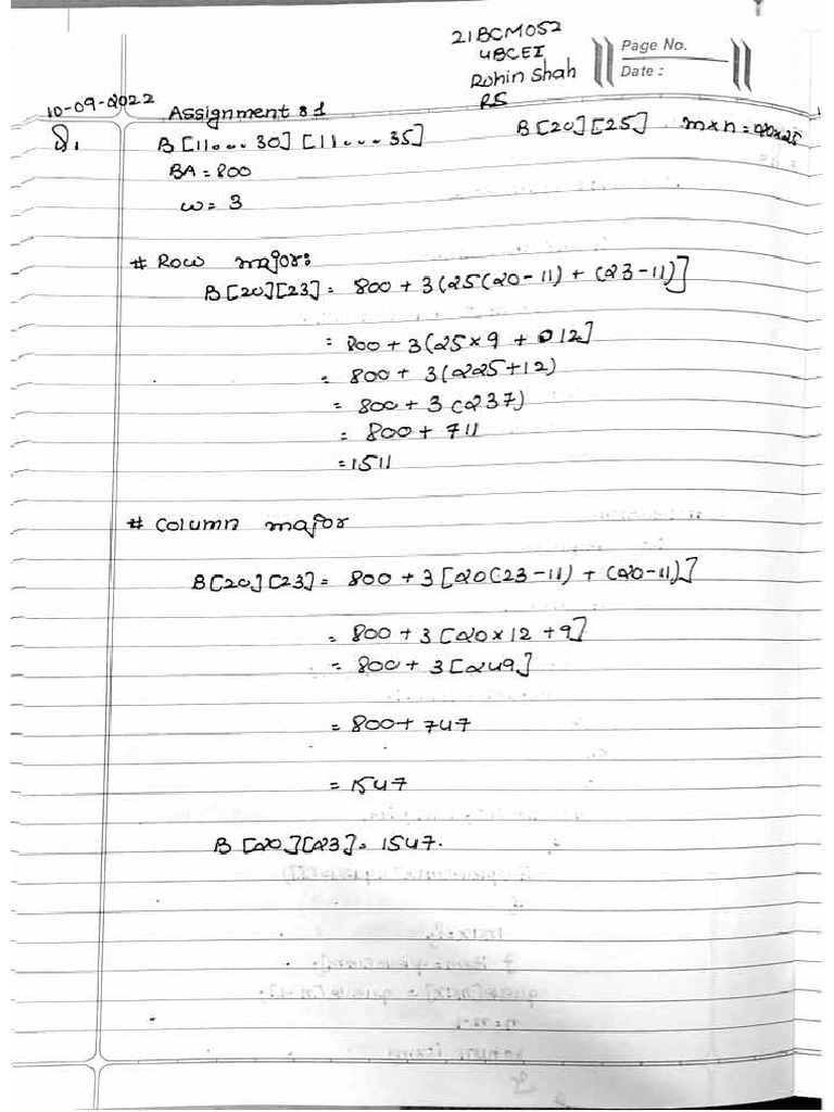 21bcm052 Dsa Assignment 1 Pdf 