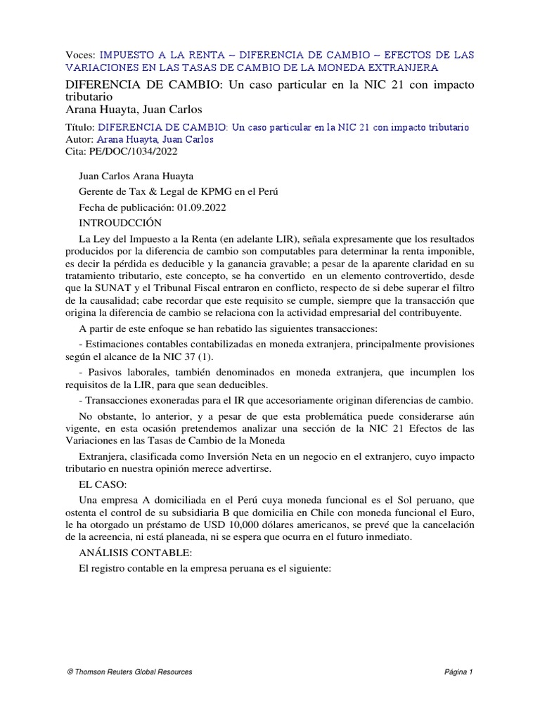 NIC 21 Con Efecto Tributario | Descargar gratis PDF | normas ...