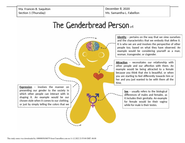 Genderbread Person | PDF | Identity Politics | Gender Equality