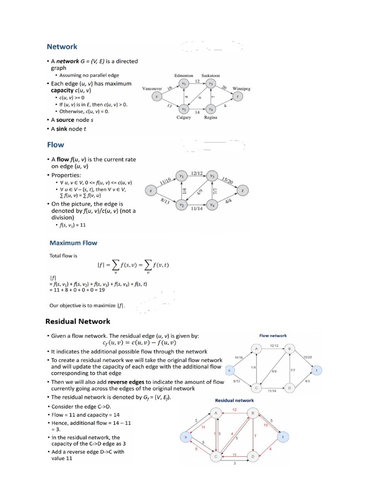 Modul Maximum Flow | PDF | Mathematical Relations | Discrete Mathematics