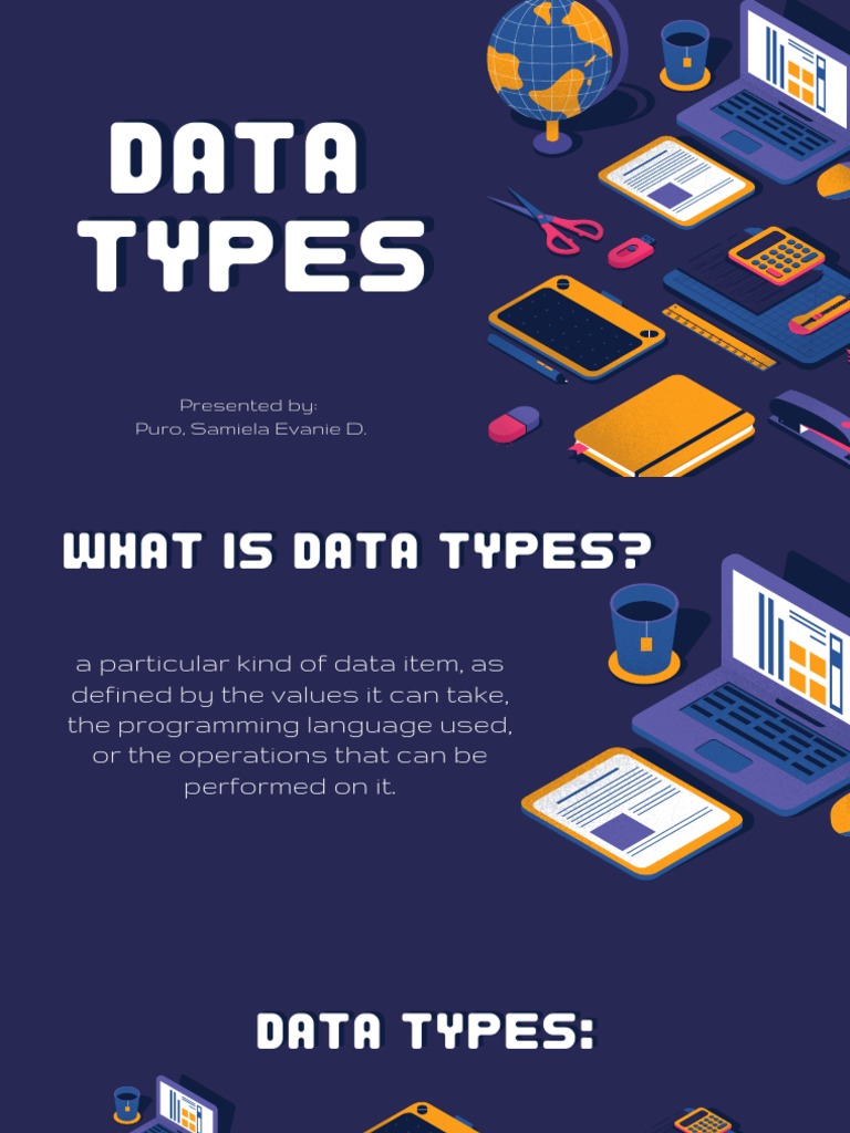 Data Types | PDF Data Types | PDF