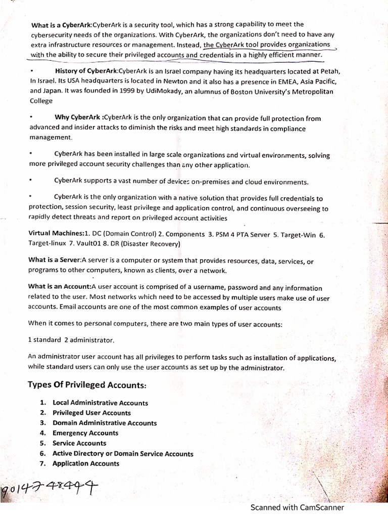 Cyber Ark Docks | PDF