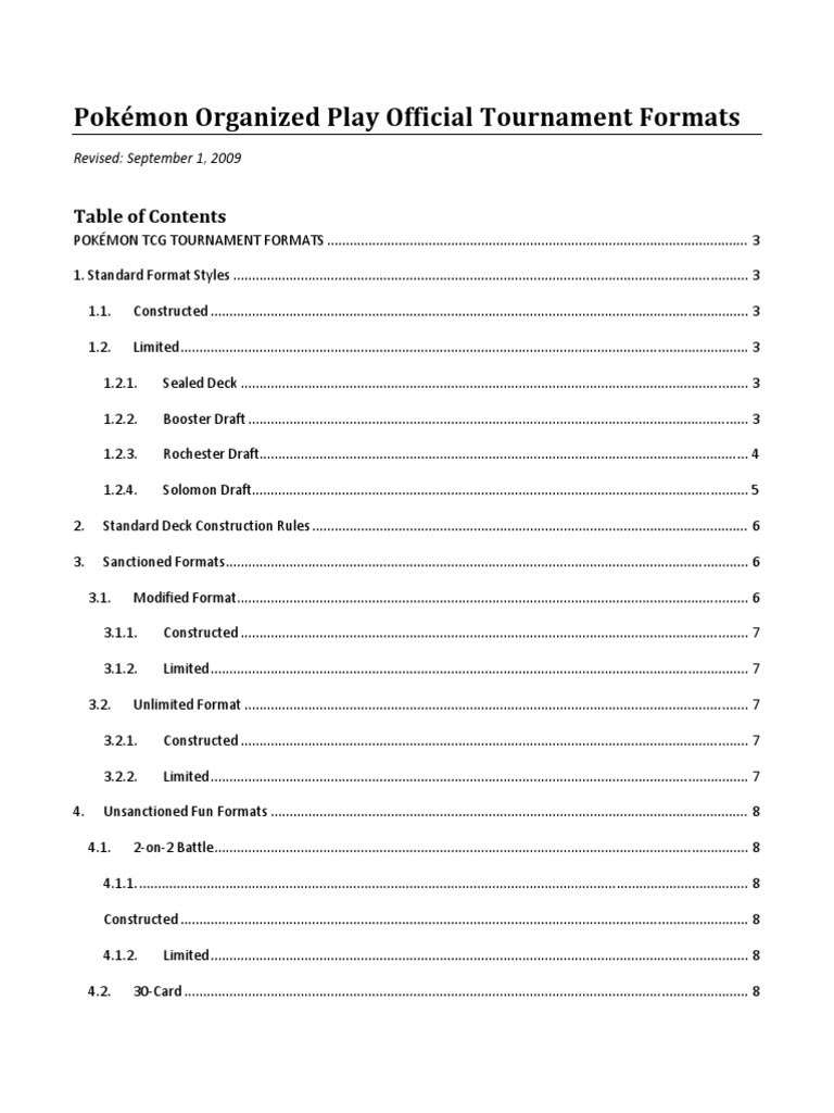 Official Formats | PDF