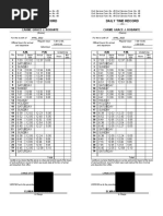 Dtr-Excel Template | PDF
