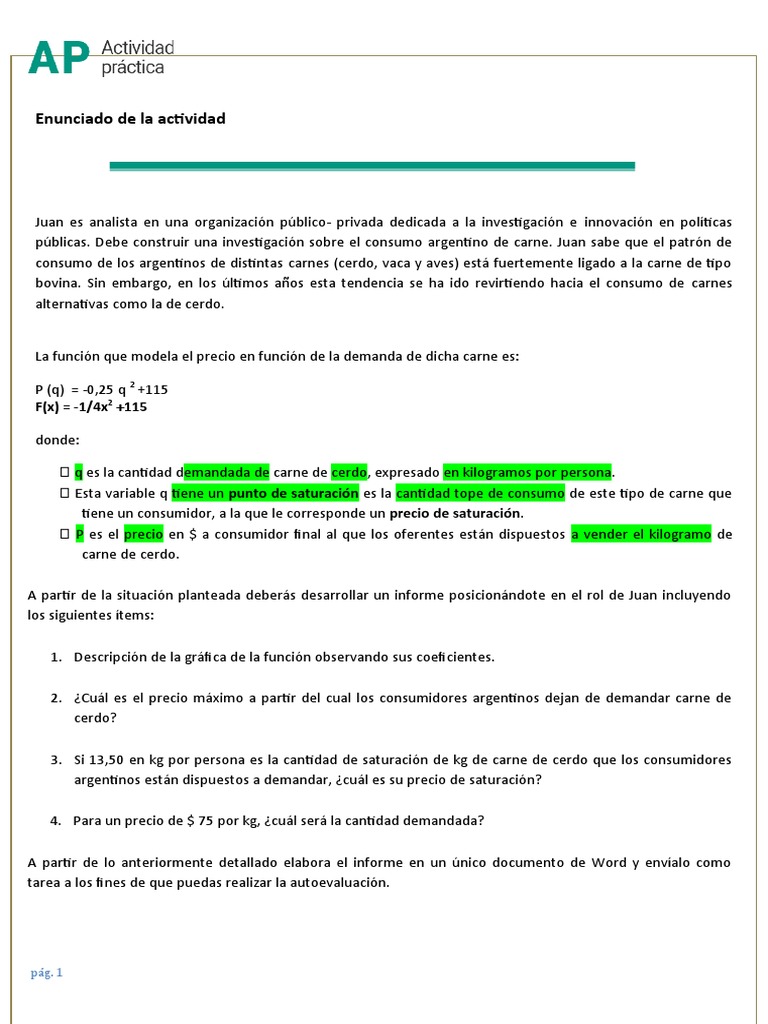 Actividad Practica 1 No Api | PDF | Carne | Animales y humanos