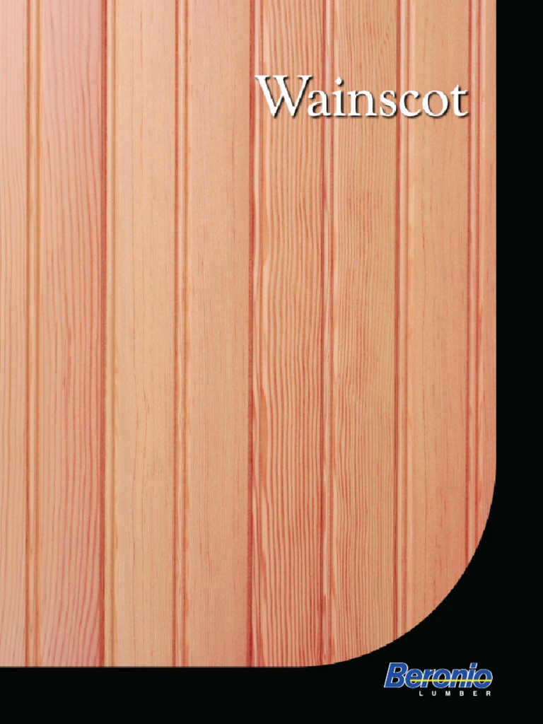 Beronio Wainscot Catalog | PDF | Plywood | Woodworking