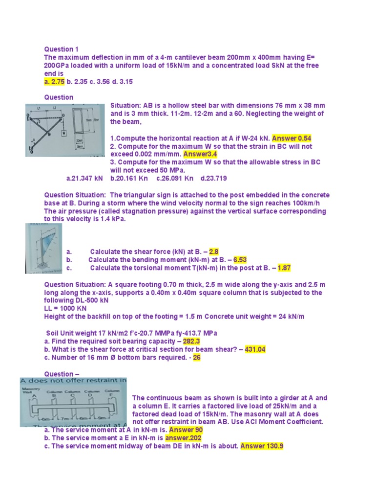 603 | PDF | Strength Of Materials | Beam (Structure)