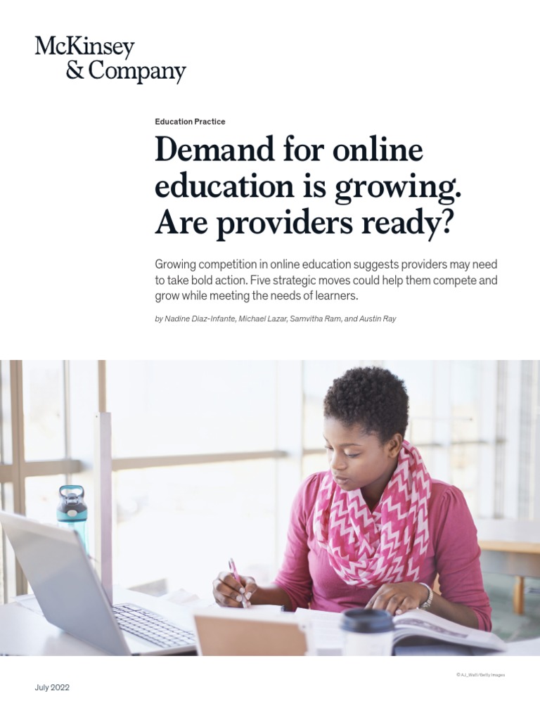 Demand For Online Education Is Growing Are Providers Ready | PDF ...