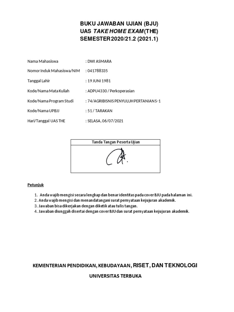 BJU ADPU4330 Perkoperasian | PDF | Bisnis