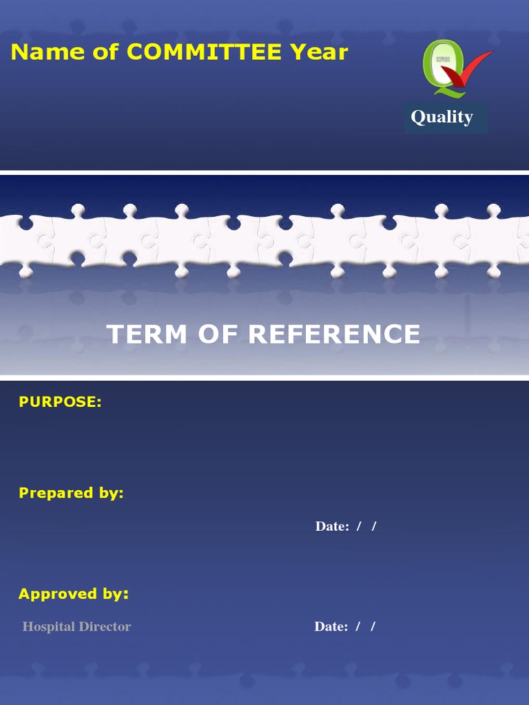 Committee Term of Reference Template | PDF | Career & Growth