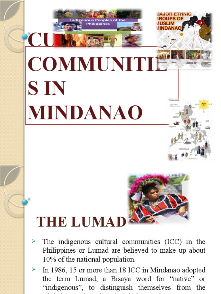 Cultural Communities in Mindanao | PDF | Philippines | Mindanao