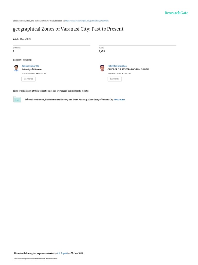 Geographical Zone Paper Ngs I | PDF | City | Science