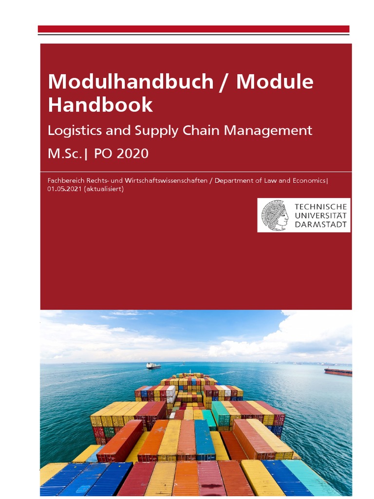 LSCM PO 2020 M.sc. Modulehandbook | PDF