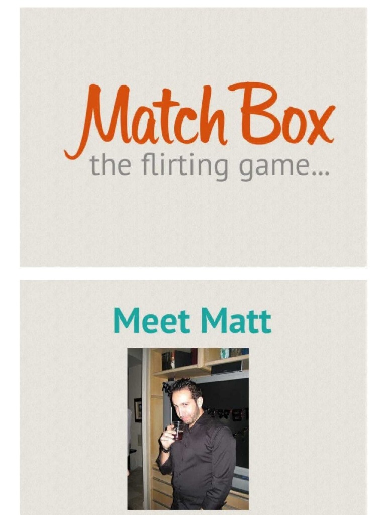 Tinder (MatchBox) | PDF