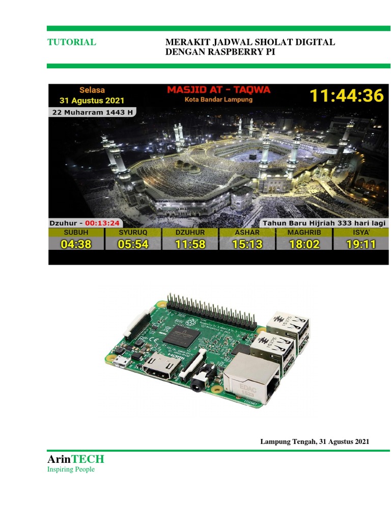 TUTORIAL LENGKAP MEMBUAT KONTROLER JADWAL SHOLAT DIGITAL DENGAN ...