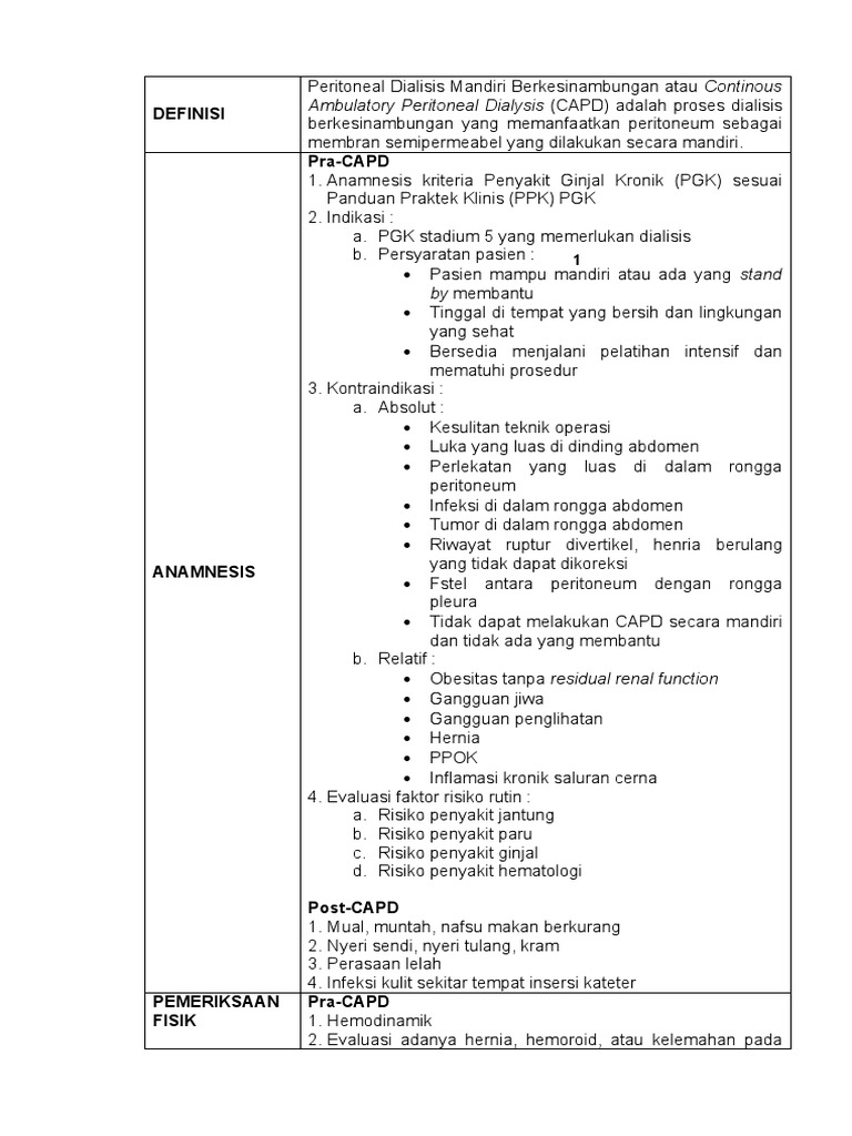 PPK Capd | PDF | Kesehatan Holistik | Sains & Matematika
