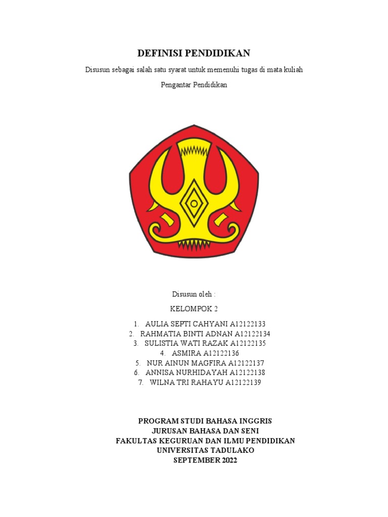 Definisi Pendidikan Menurut Para Ahli | PDF