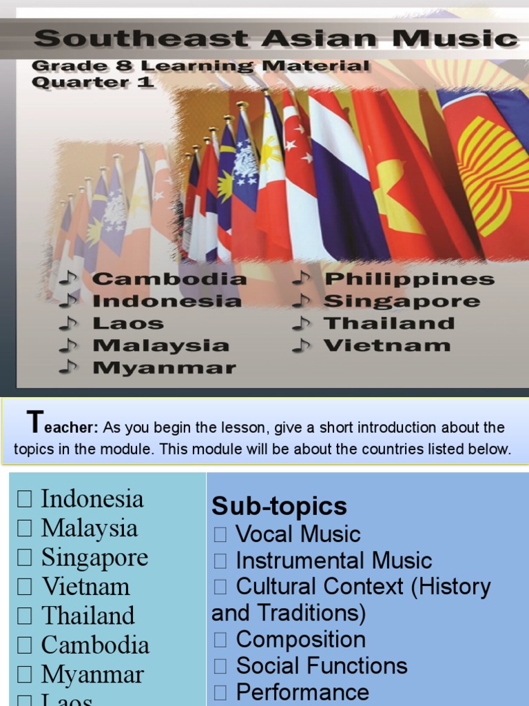 GRADE 8 MUSIC 1ST QUARTER Powerpoint | PDF | Musical Instruments ...