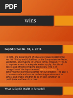 DepEd WiNS Program Powerpoint | PDF | Hand Washing | Wash