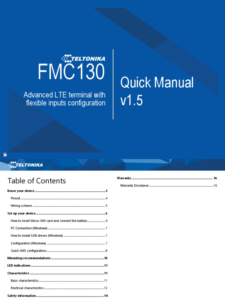 fmc130 Manual | PDF | Usb | Microsoft Windows