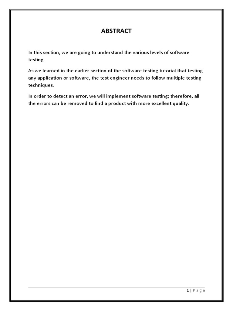 Levels of Testing | PDF | Software Testing | Unit Testing