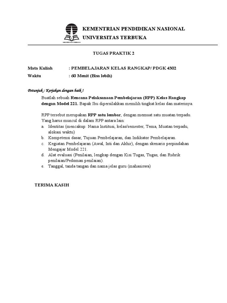 Tugas Praktik 2 PKR | PDF
