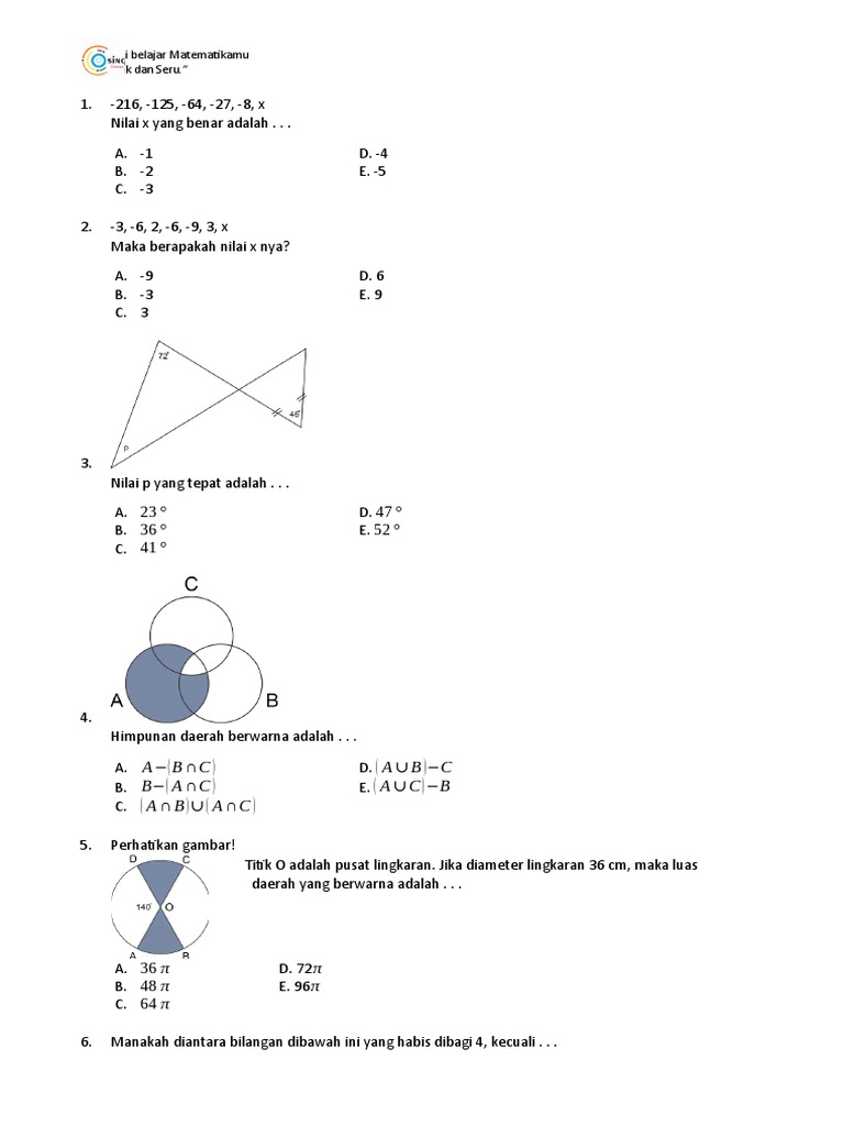 Latsol UTBK Model 5 | PDF